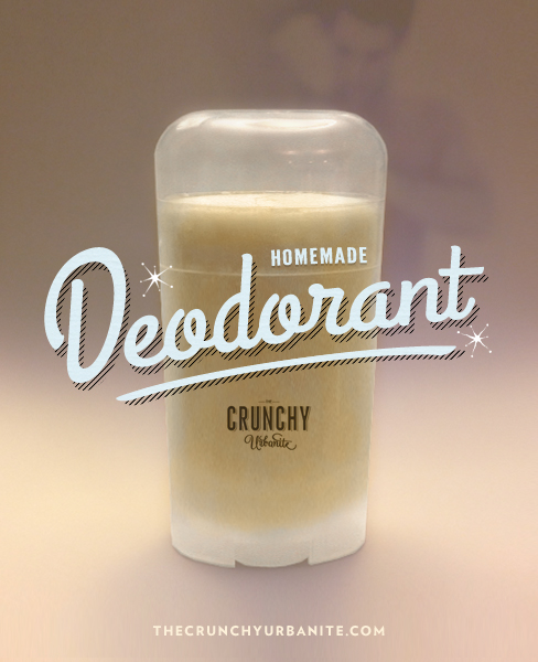 Homemade Deodorant | The Crunchy Urbanite
